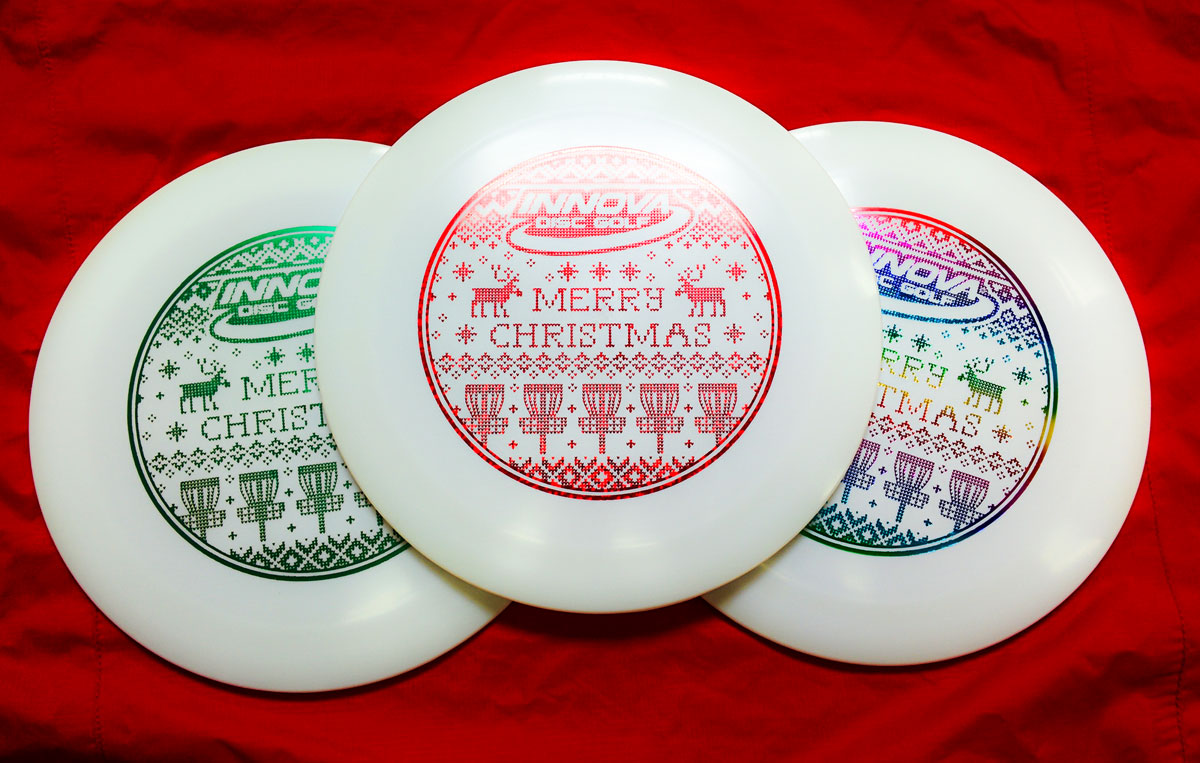 I got runner up in the Innova Holiday Disc Contest : r/discgolf